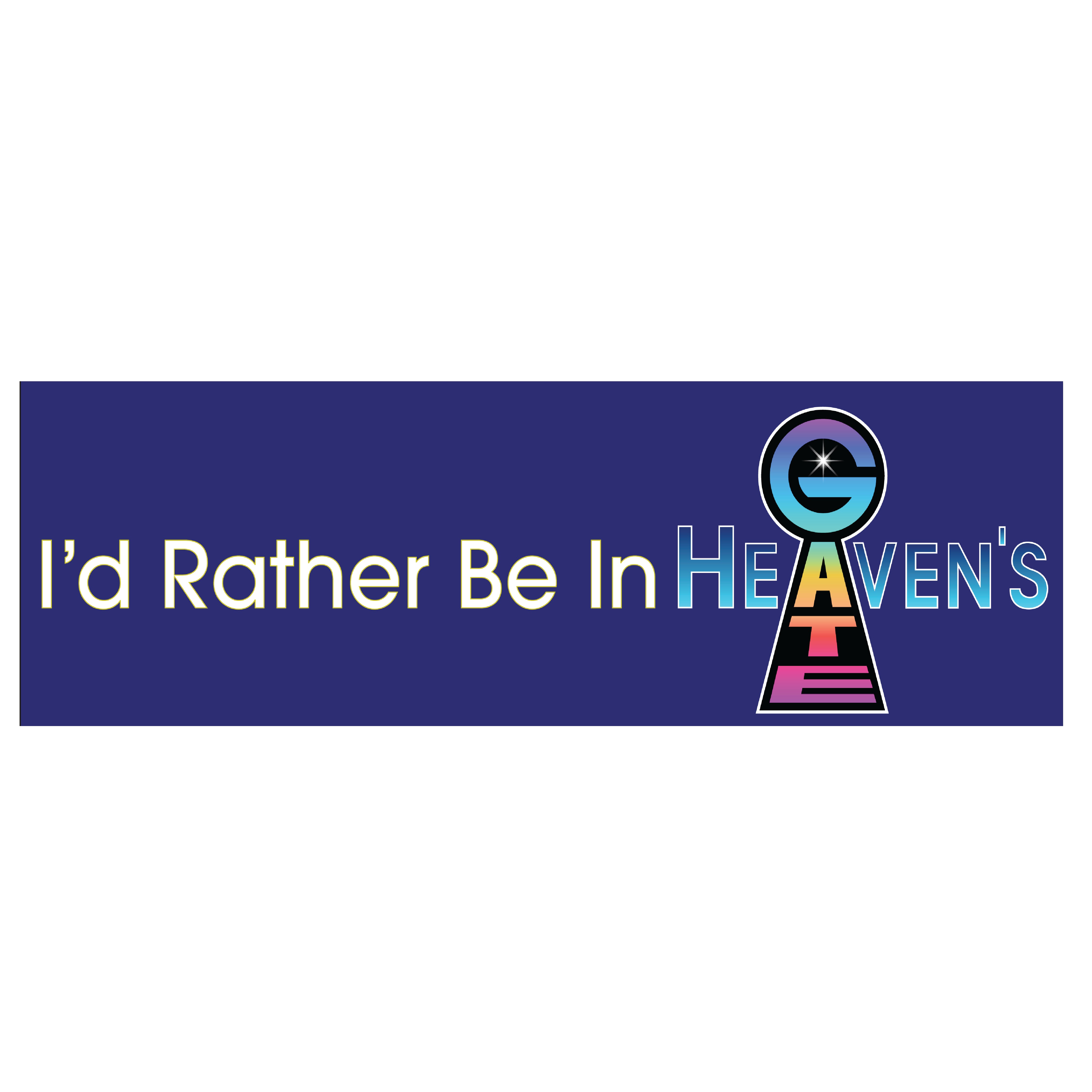 Heavens Gate Bumper Sticker – That's Cool Thank You